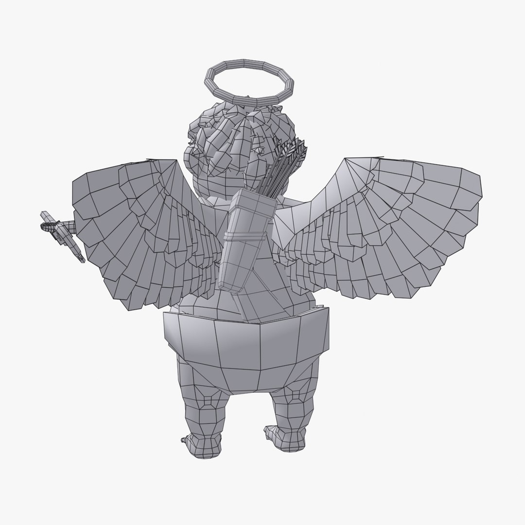 Rigged Angel 3d Model