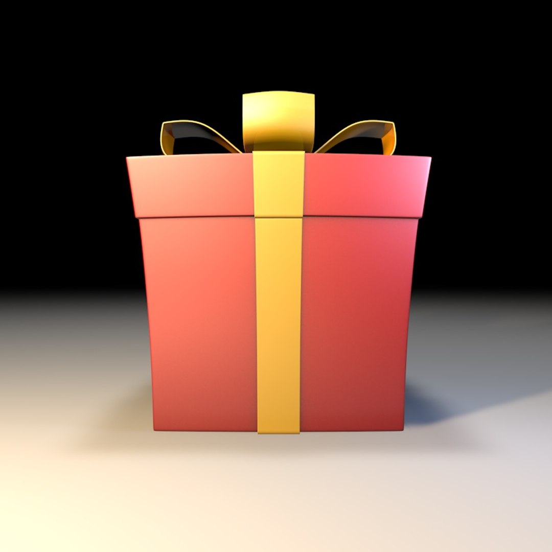 3d Gift Box Model