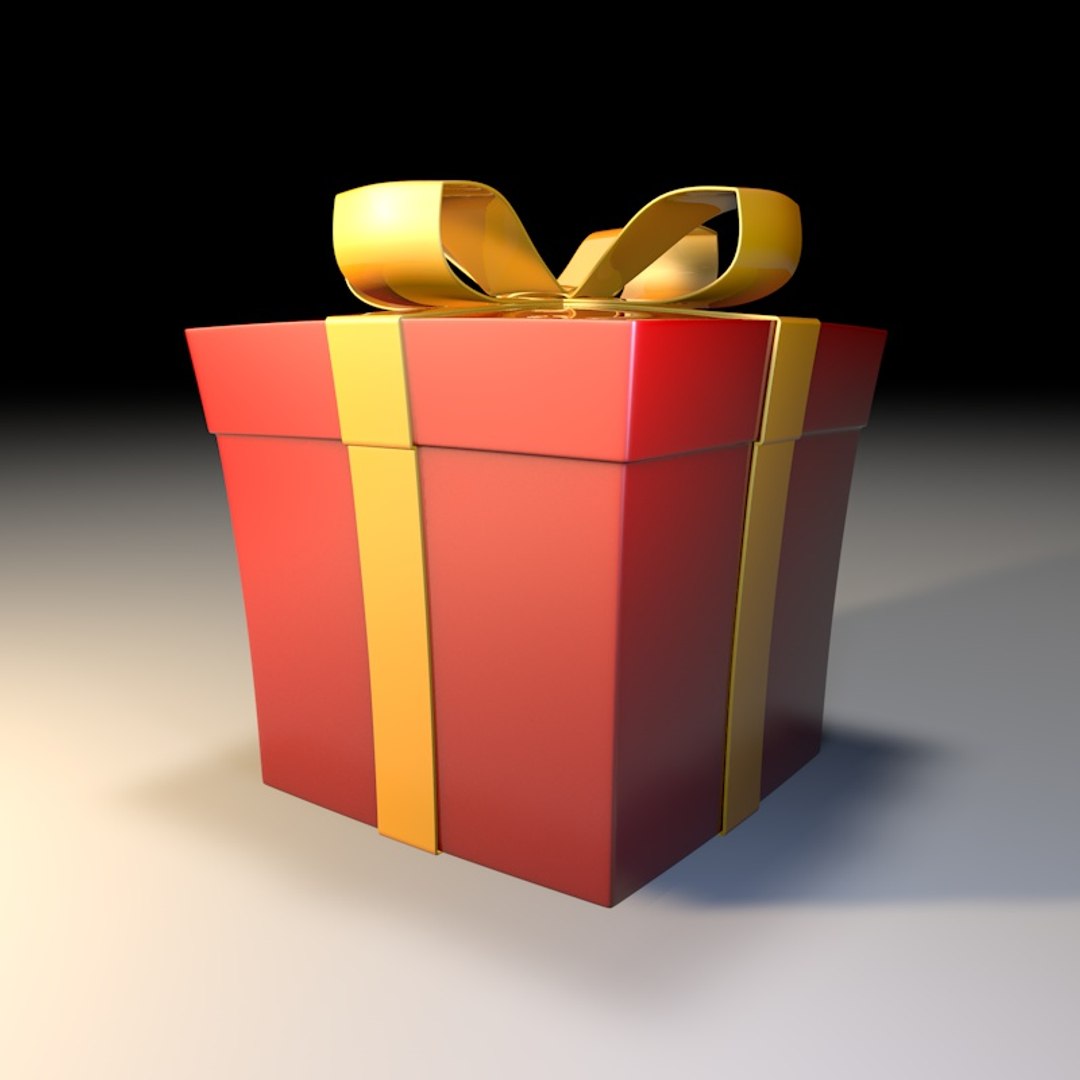 3d Gift Box Model