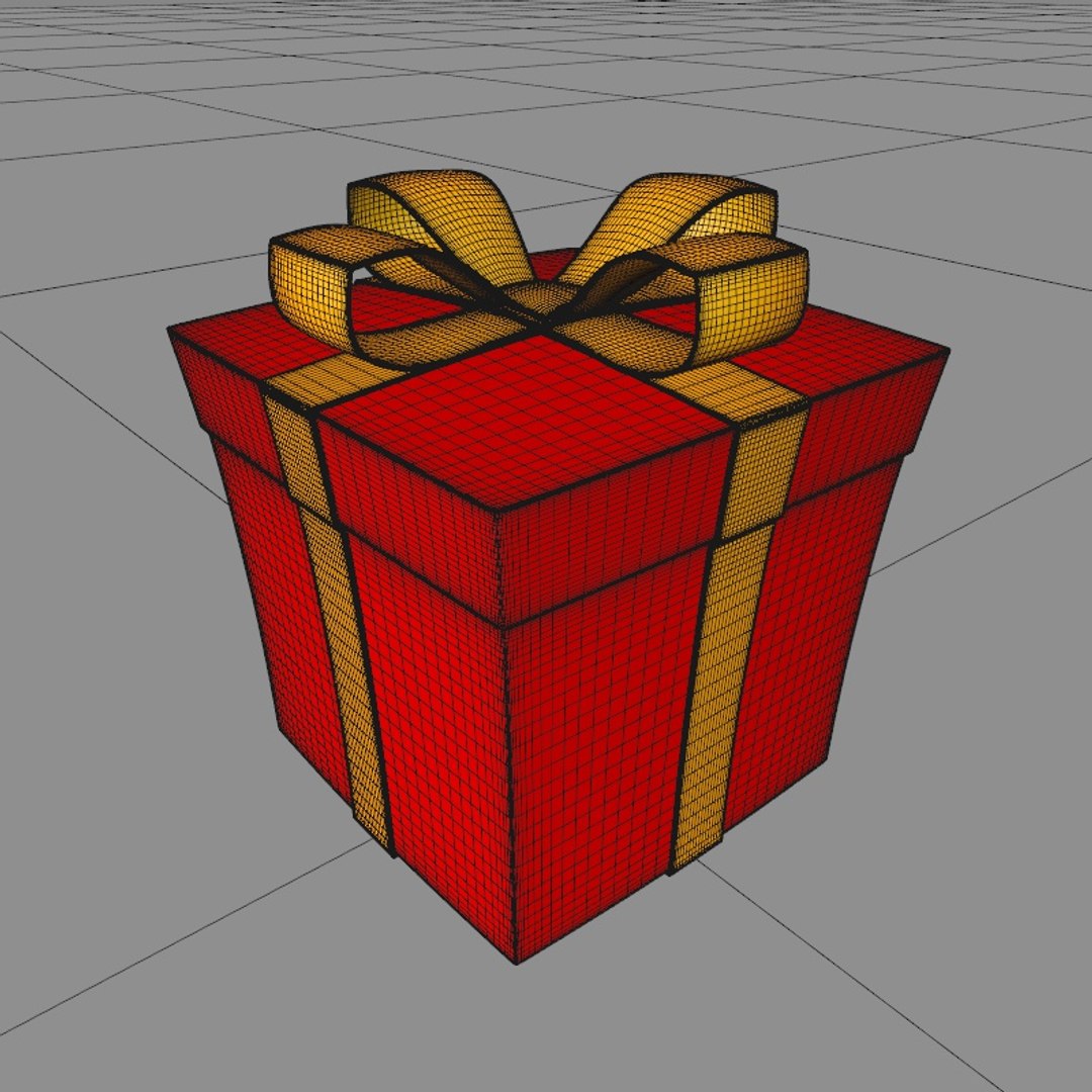 3d Gift Box Model