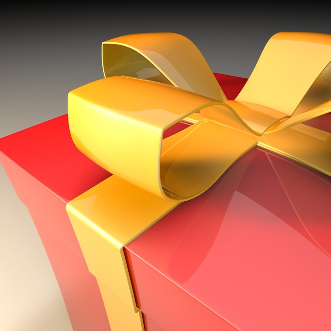 3d Gift Box Model
