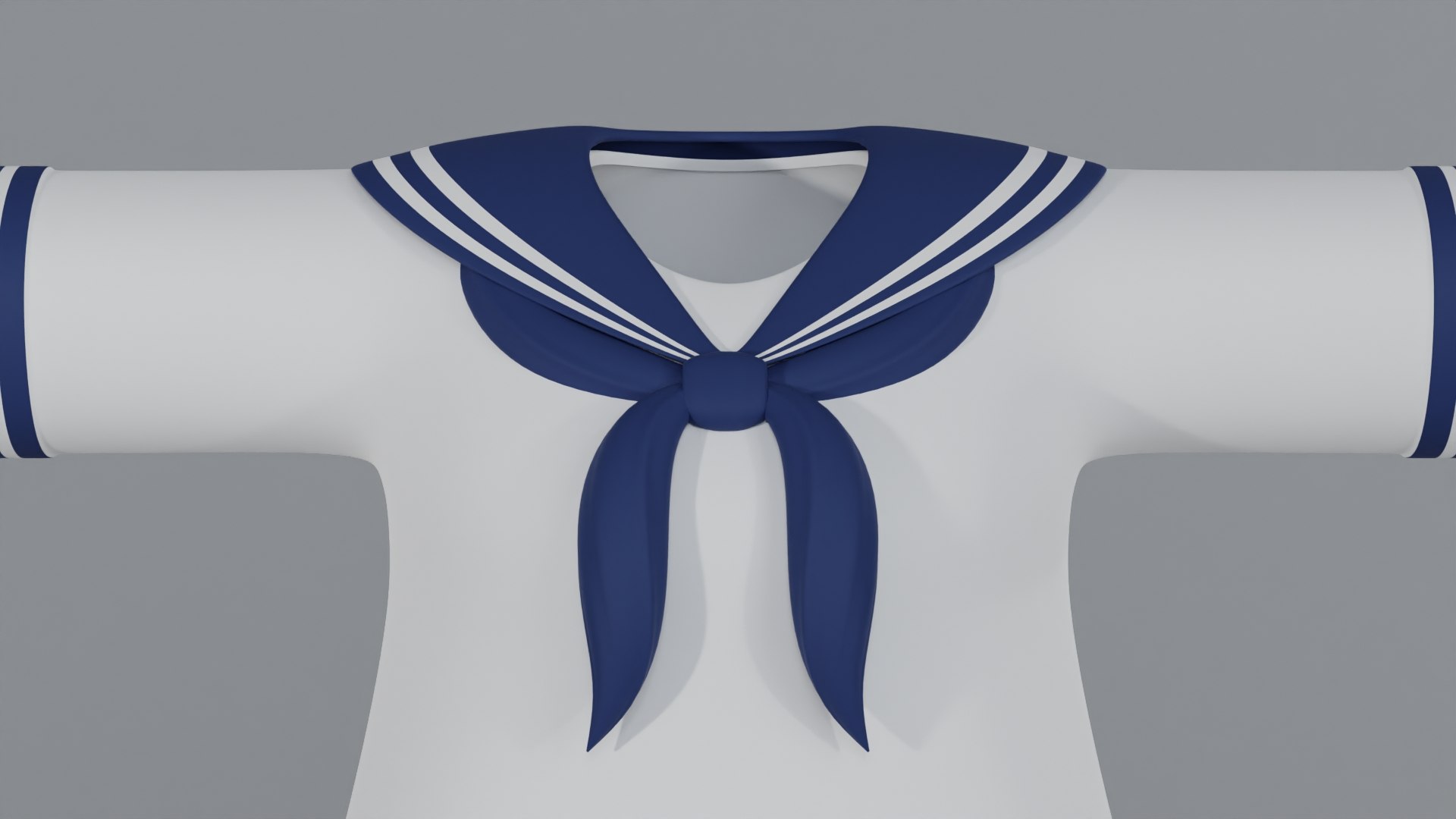 Minimal Chibi School Uniform 02 3D Model - TurboSquid 1981701