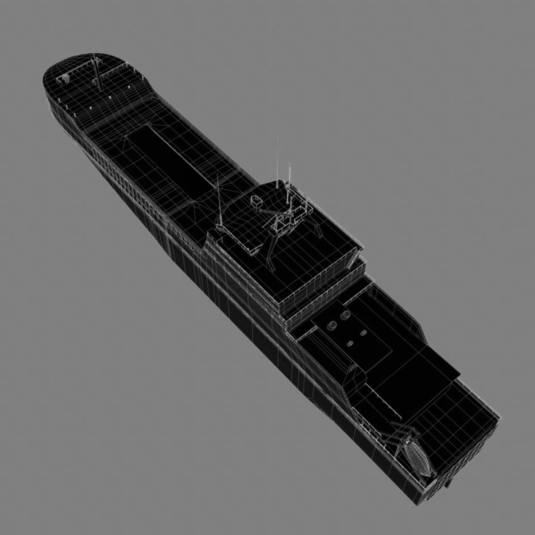 Tanker Ship 3d Obj