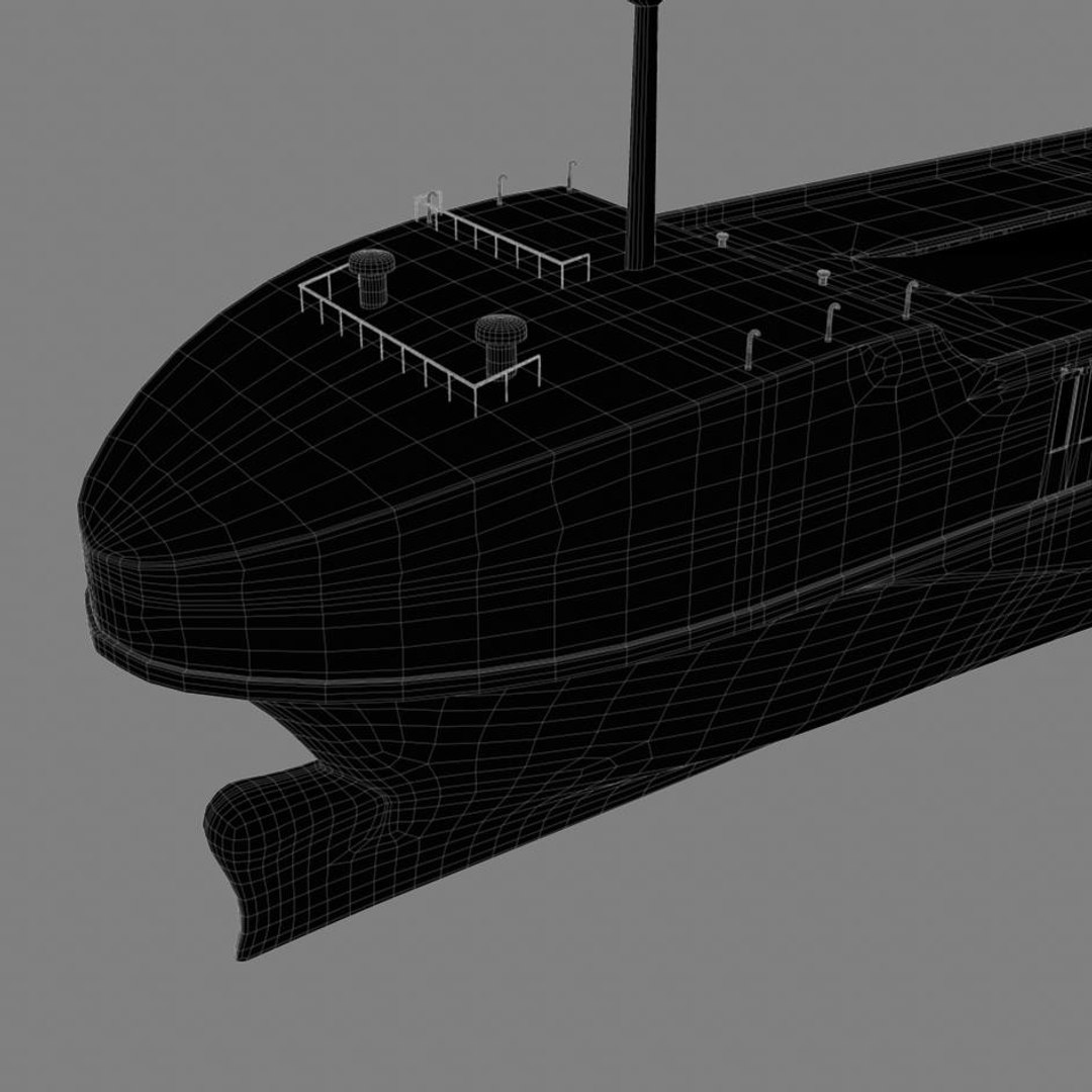 Tanker Ship 3d Obj