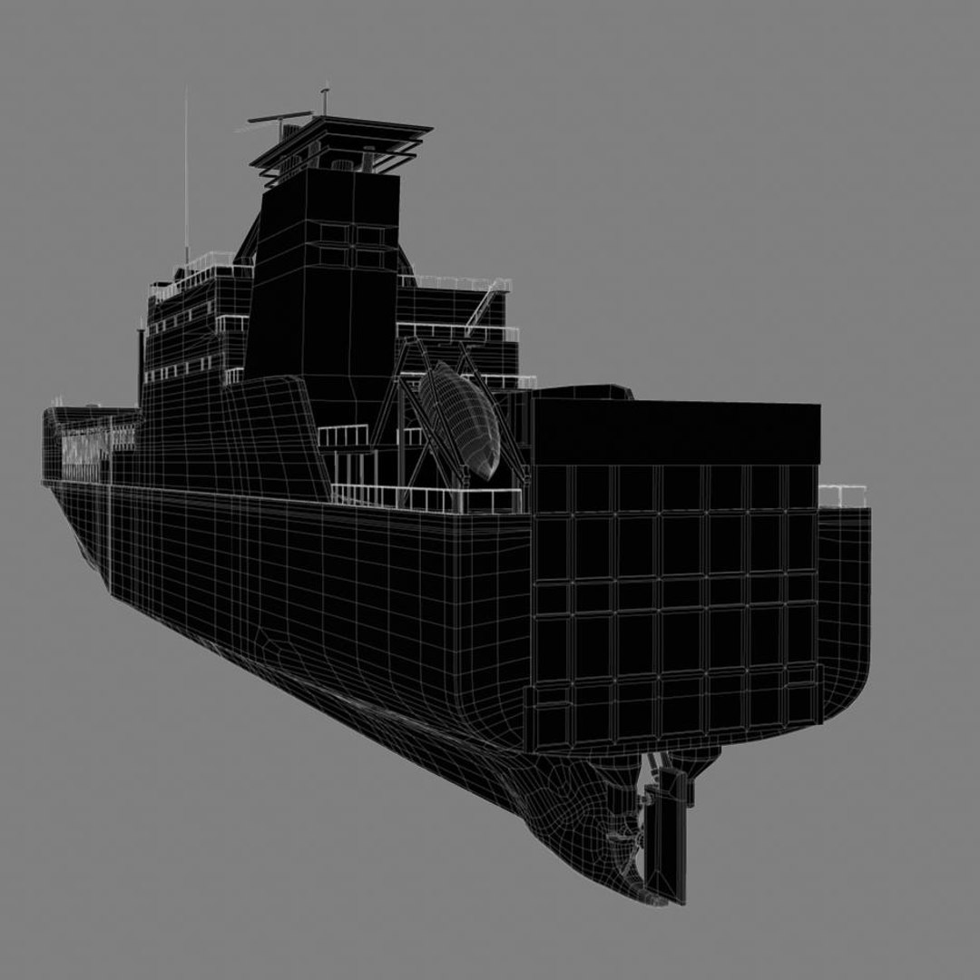 Tanker Ship 3d Obj