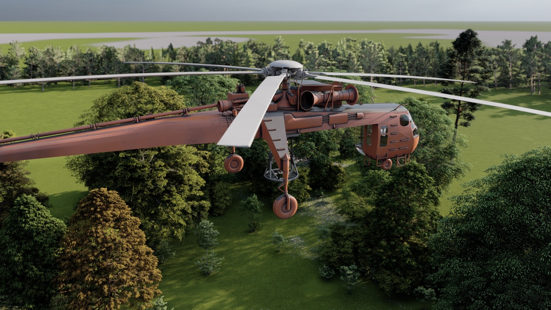 Sikorsky Chopper 3D Model - TurboSquid 2294032