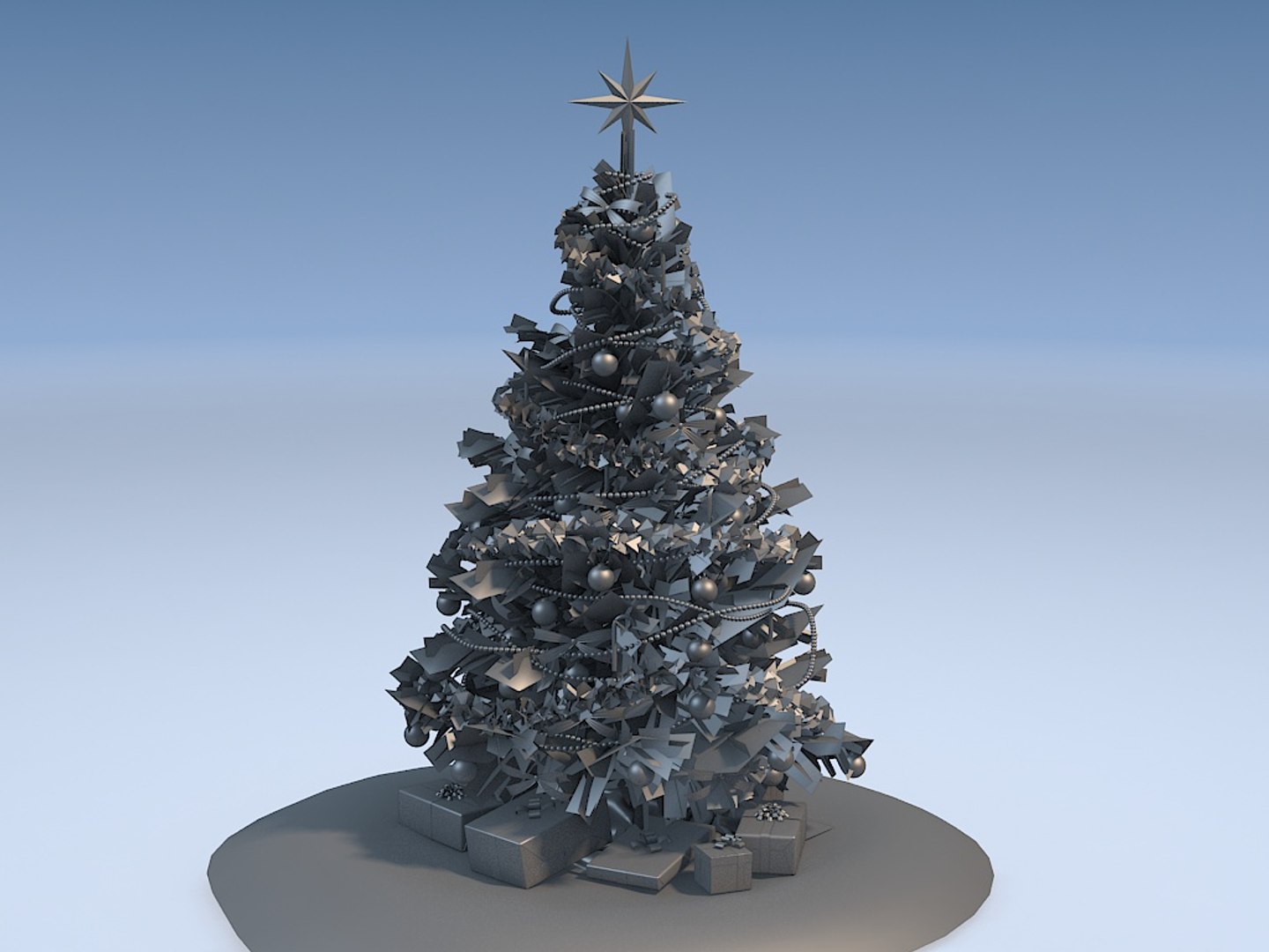 3d Tree Chrismas Model