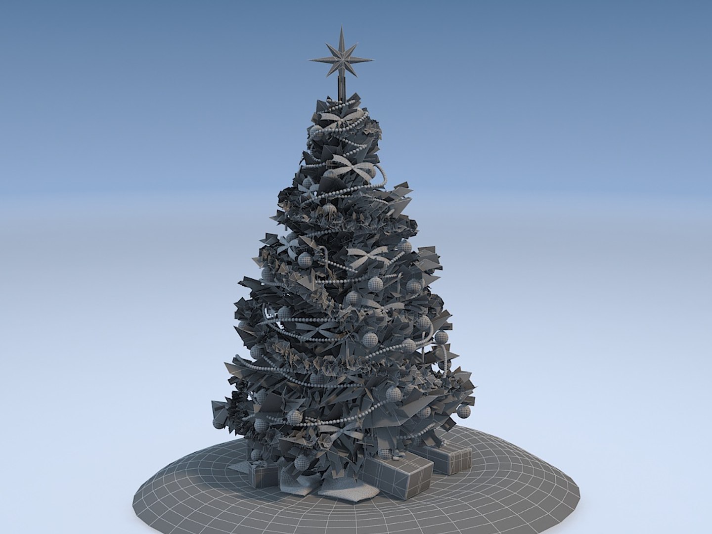 3d Tree Chrismas Model