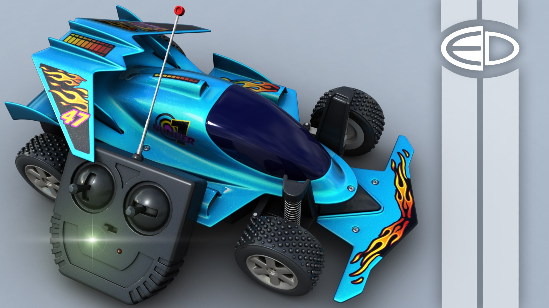 3d model remote control car