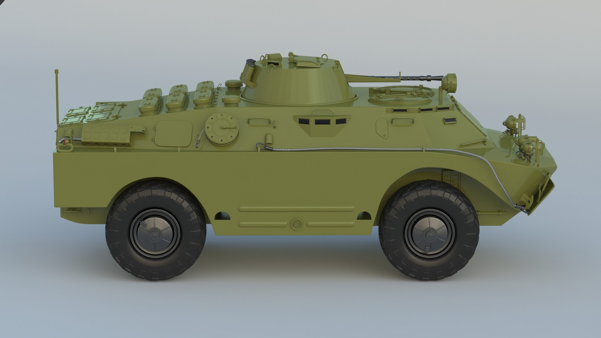3D Model BRDM 2 Amphibious Vehicle - TurboSquid 1921342