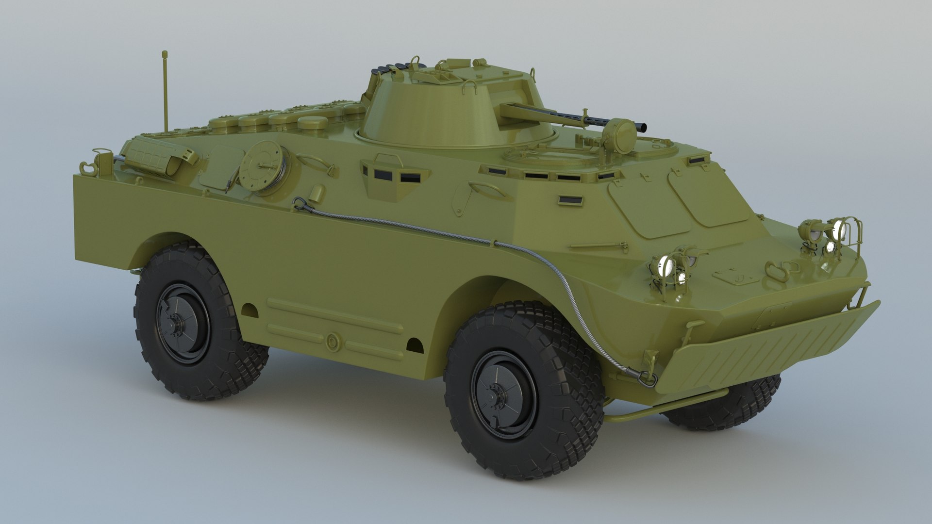 3D Model BRDM 2 Amphibious Vehicle - TurboSquid 1921342