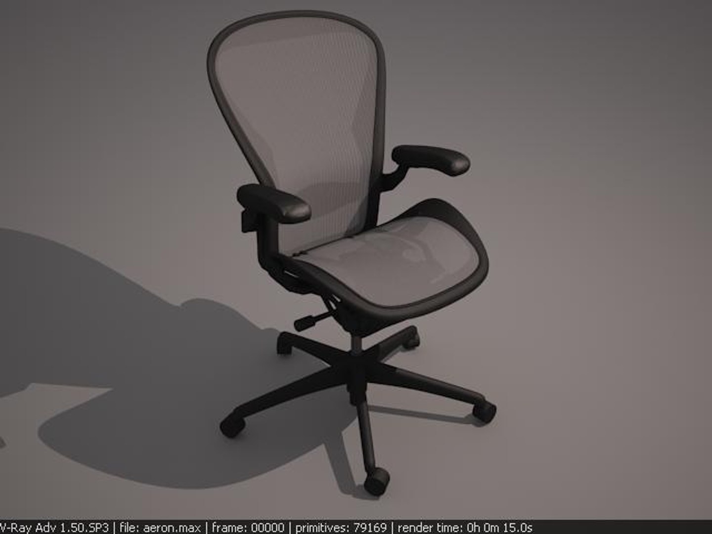 3d aeron chair