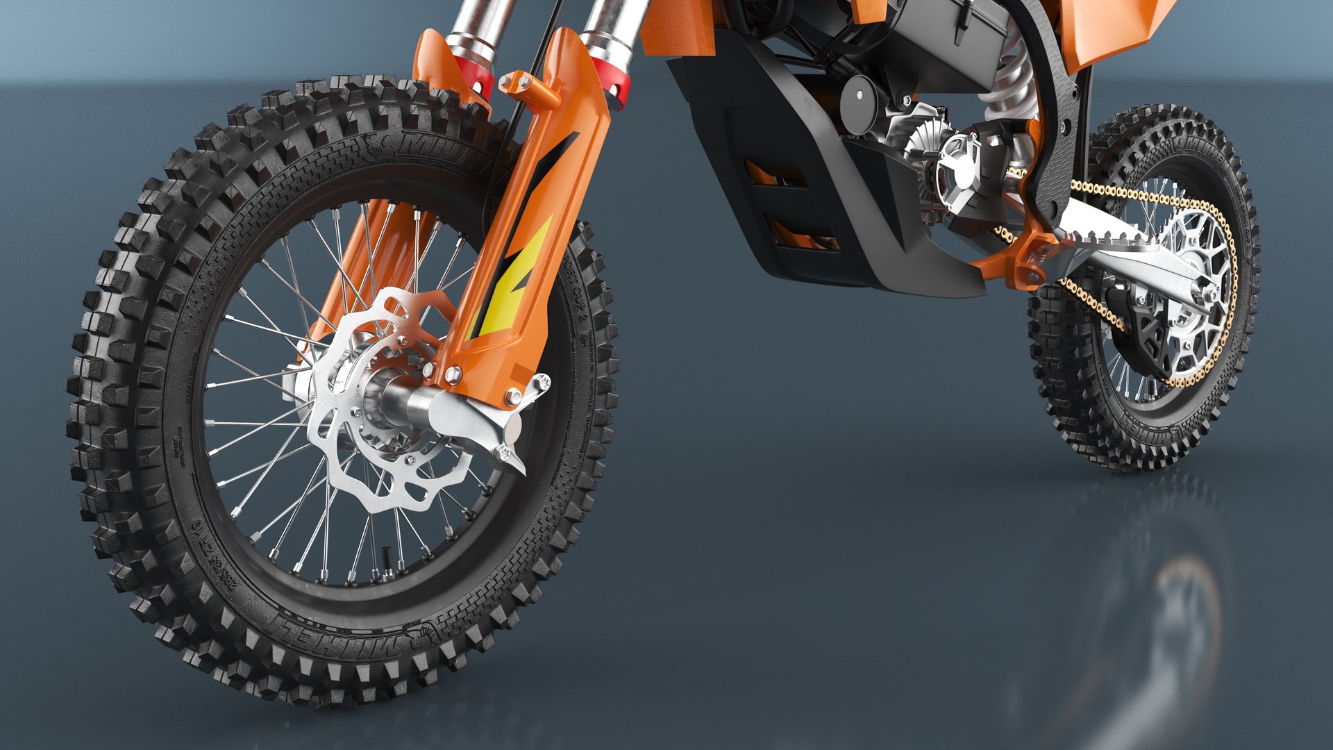3D Electric Mini Cross Bike KTM SX-E 5 Rigged - TurboSquid 2390539