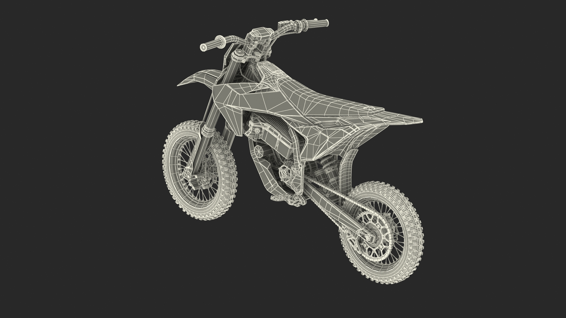 3D Electric Mini Cross Bike KTM SX-E 5 Rigged - TurboSquid 2390539