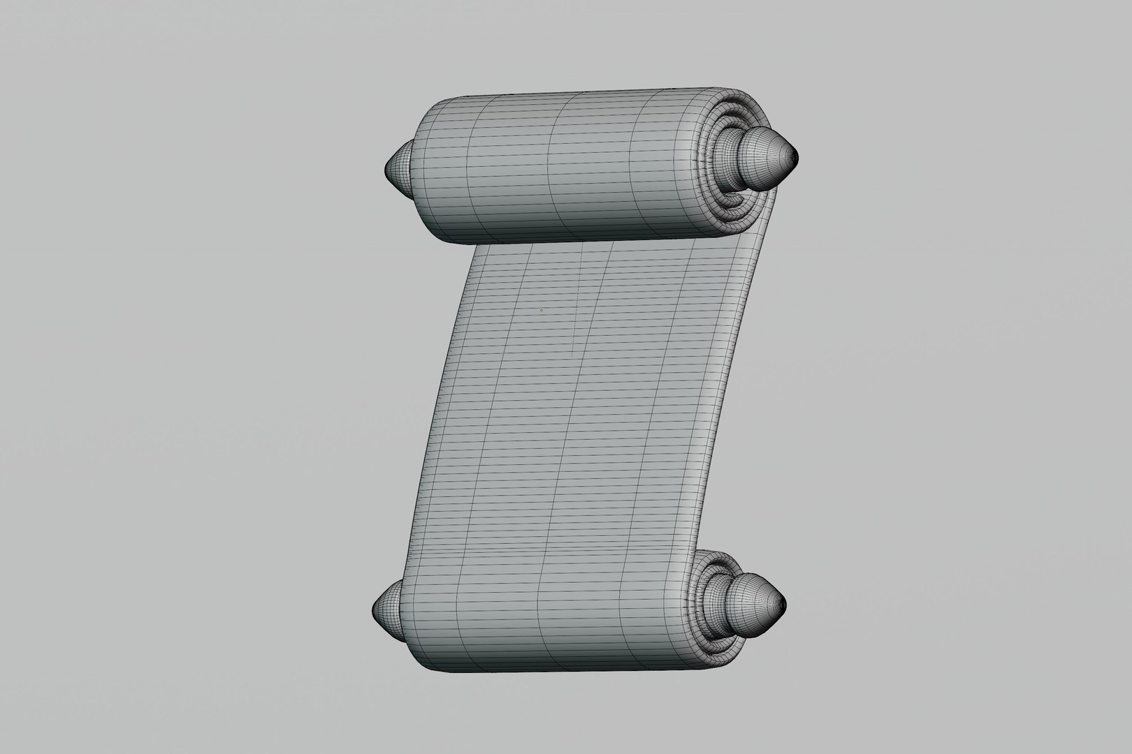 3D Paper Scroll Cartoon - TurboSquid 2460531