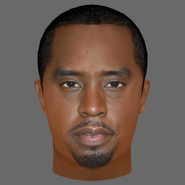 modelo 3d Puff Diddy Head: cabeza de baja poli para juego - TurboSquid ...