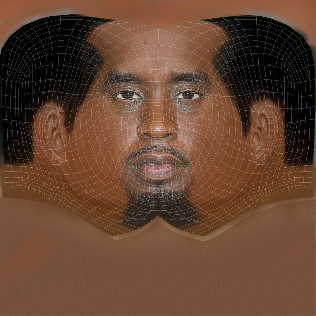 Puff Diddy Head - Low Poly Head For Game 3D - TurboSquid 2287766