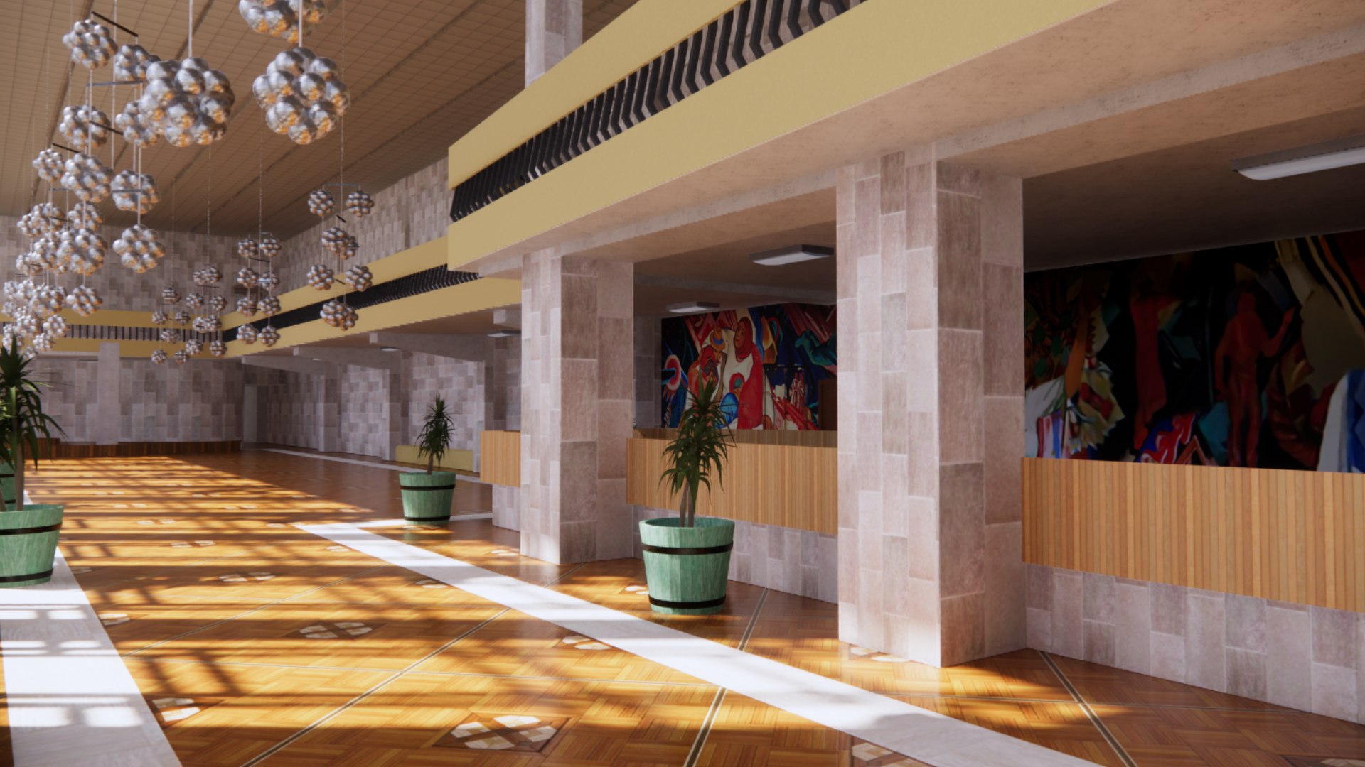 Pripyat Palace Of Culture Energetik Soviet Civic Building 3D Model ...