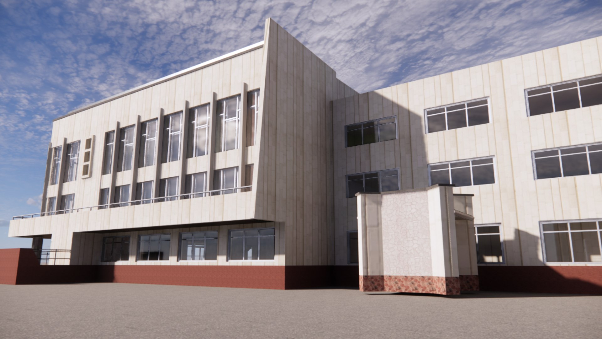 Pripyat Palace Of Culture Energetik Soviet Civic Building 3D Model ...