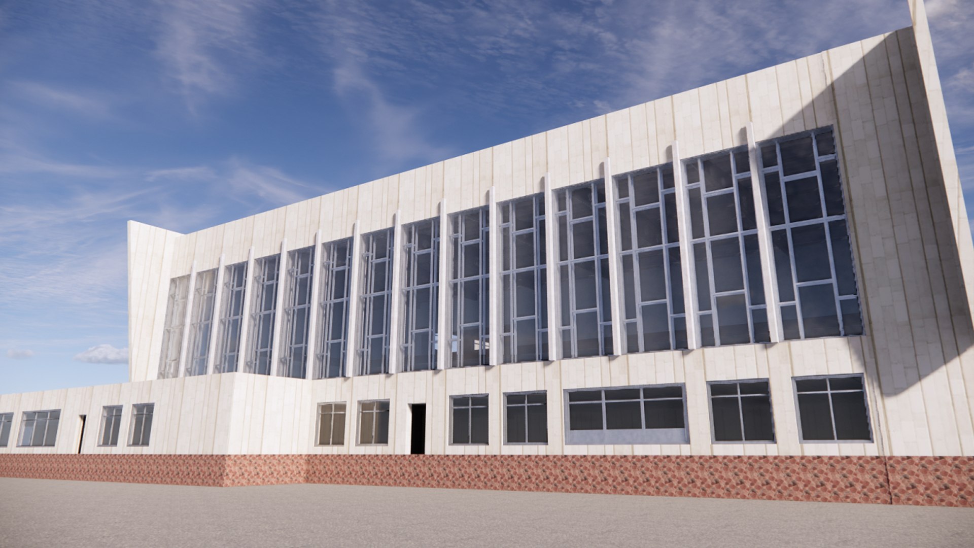 Pripyat Palace Of Culture Energetik Soviet Civic Building 3D Model ...
