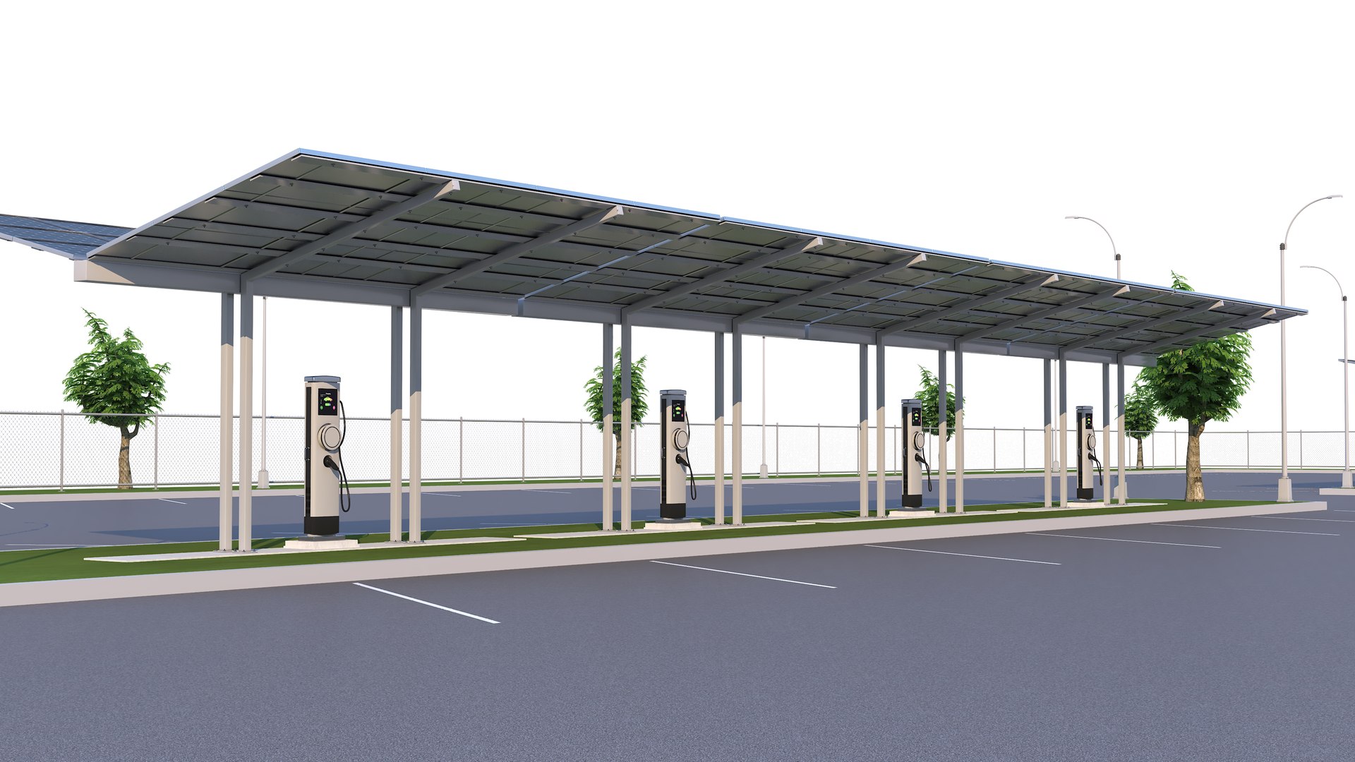 3D Model Solar Car Park - TurboSquid 2380171