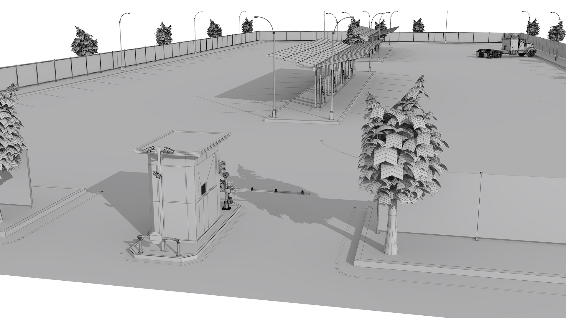 3D Model Solar Car Park - TurboSquid 2380171
