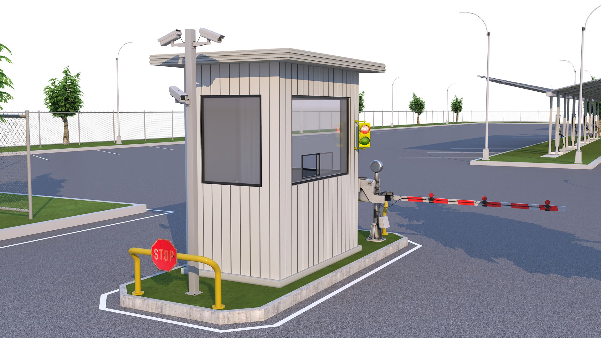 3D Model Solar Car Park - TurboSquid 2380171
