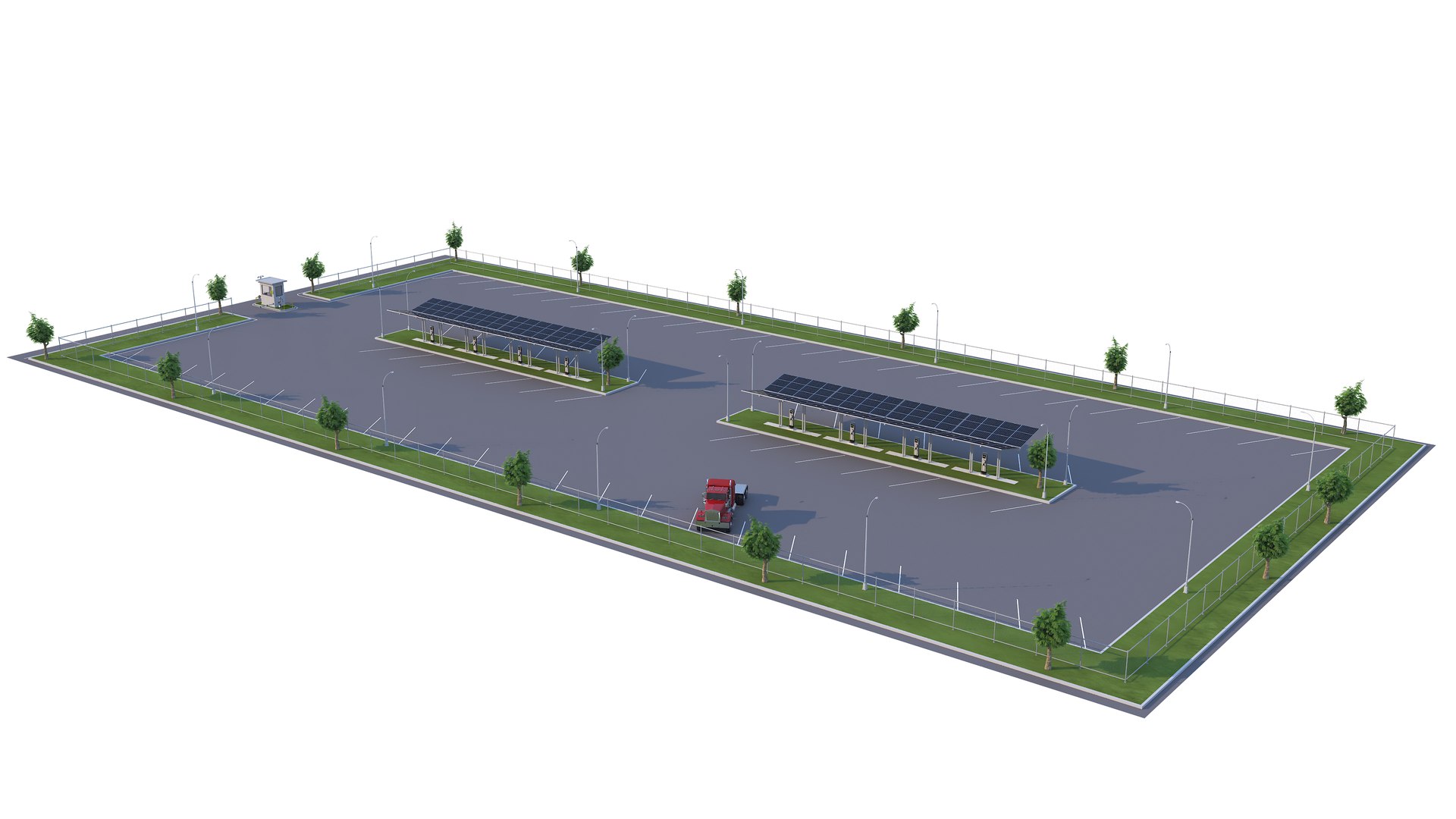 3D Model Solar Car Park - TurboSquid 2380171