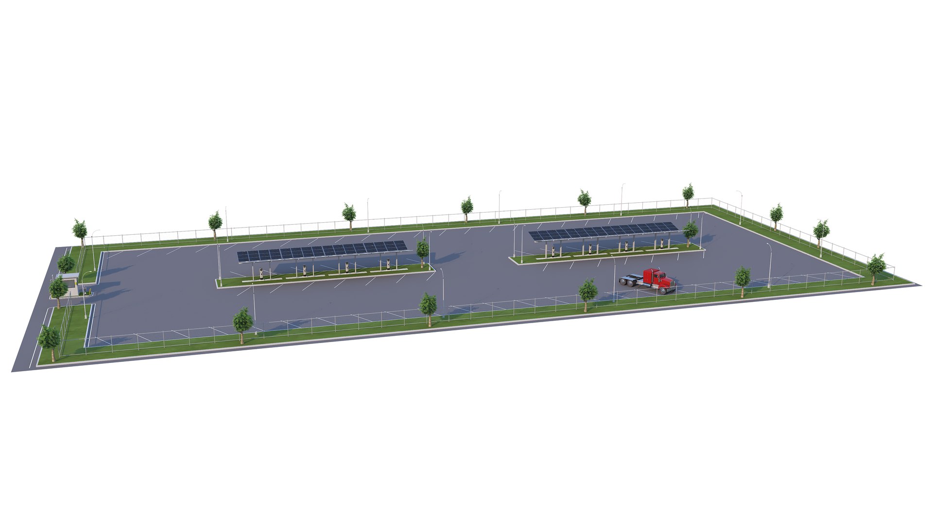 3D Model Solar Car Park - TurboSquid 2380171
