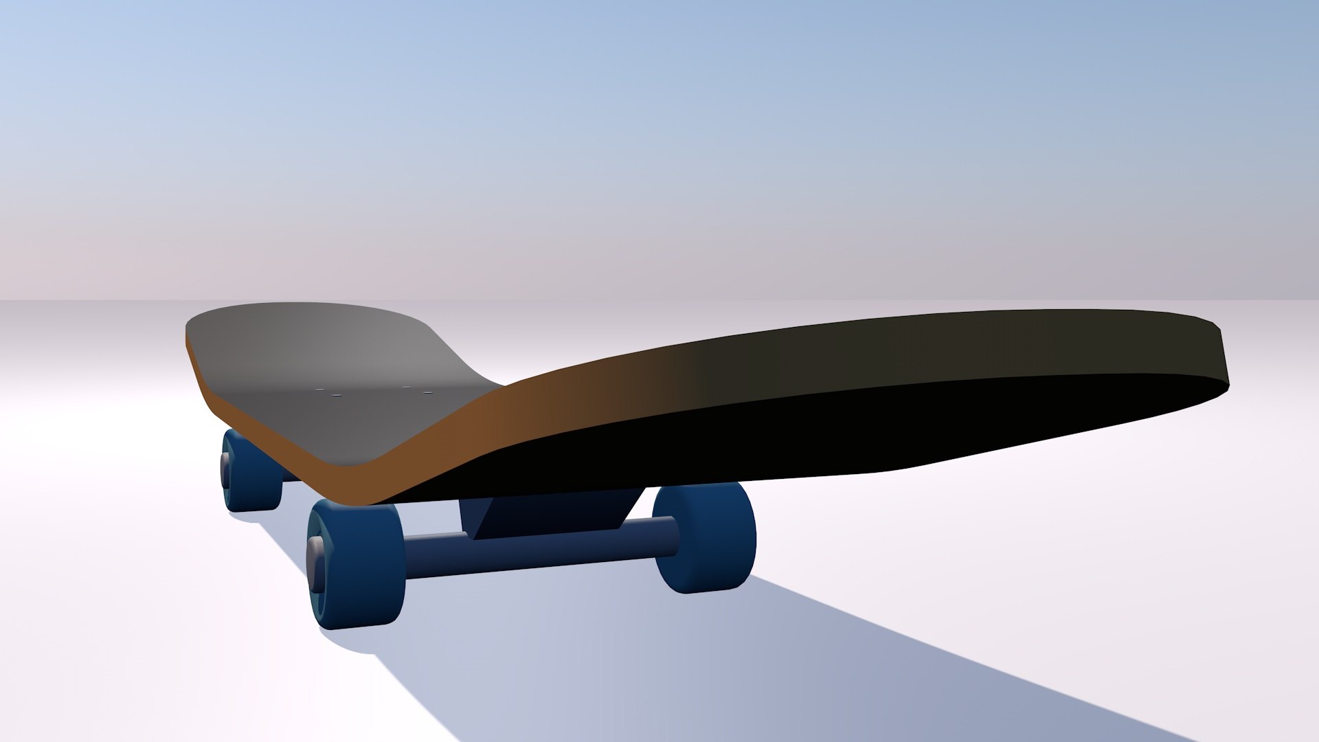 3D Low poly Skateboard model - TurboSquid 1909607