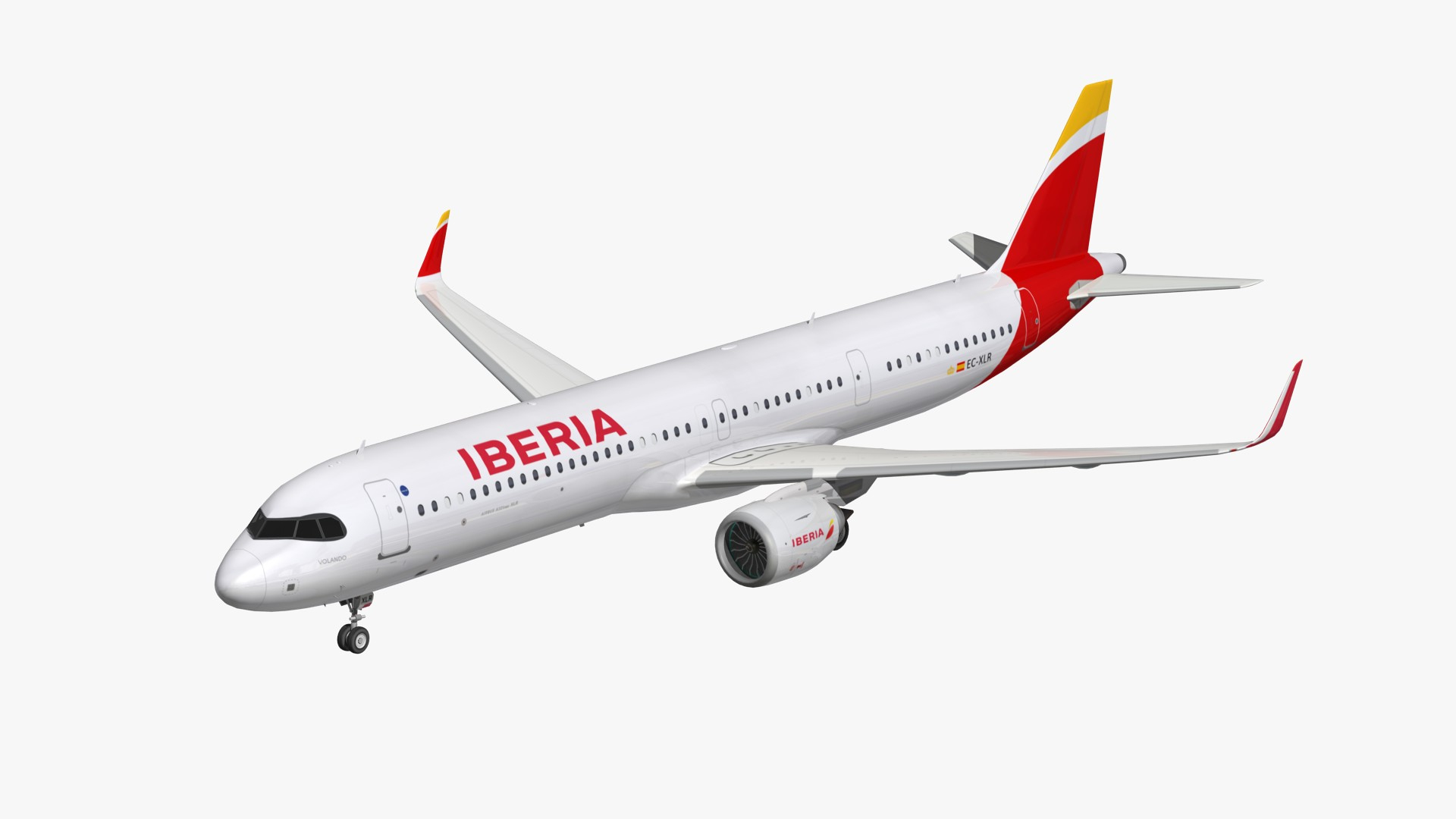 3D A321Neo XLR Iberia - TurboSquid 2105129