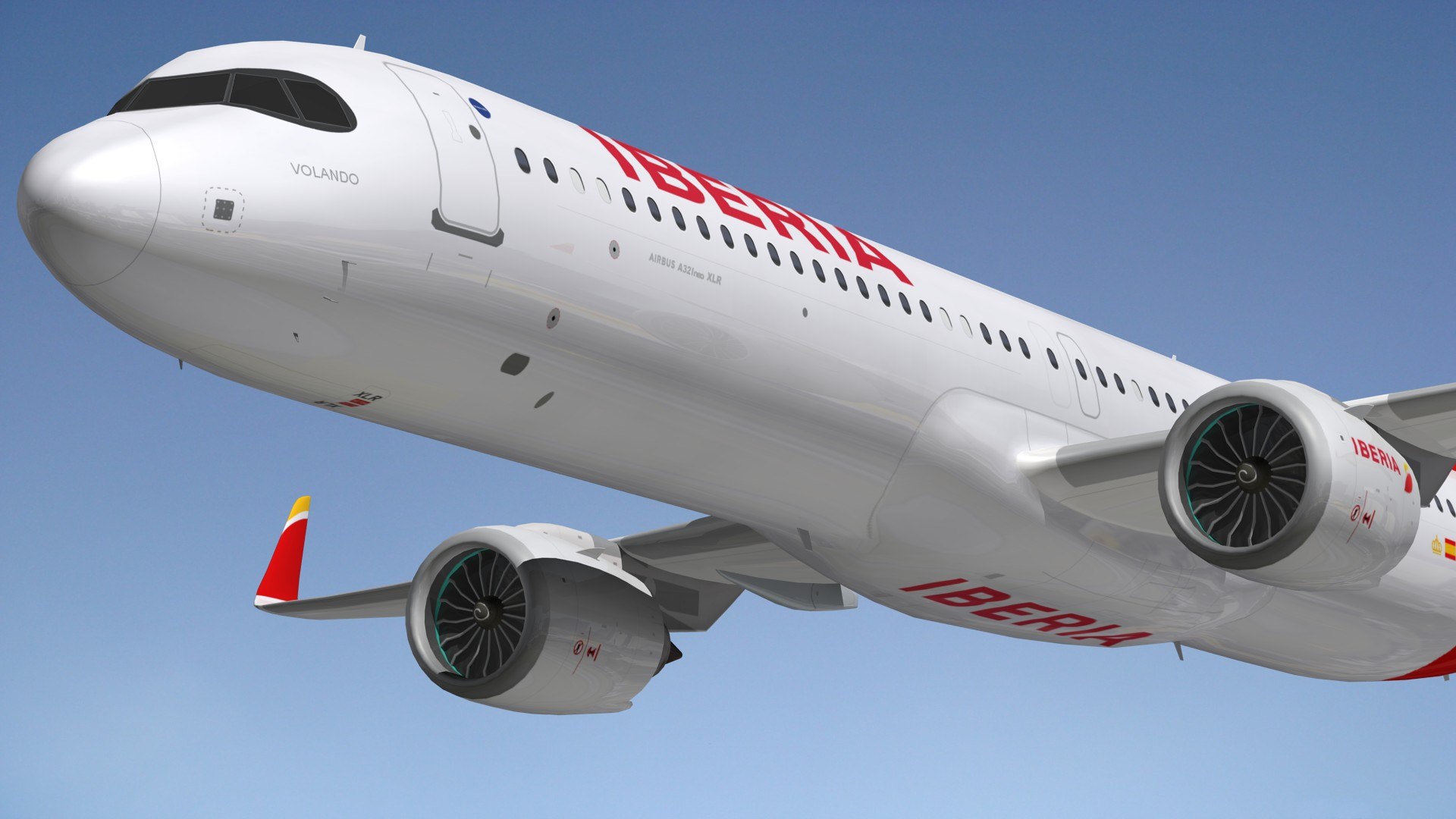 3D A321Neo XLR Iberia - TurboSquid 2105129