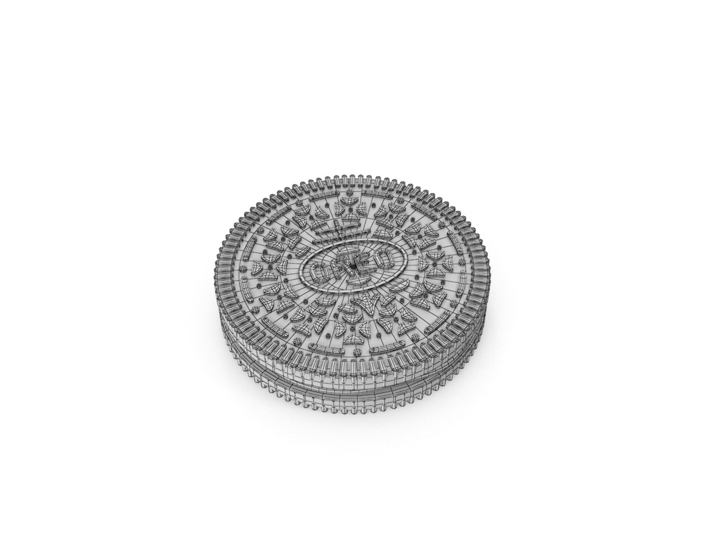 Oreo Biscuit 3D Model - TurboSquid 1538732