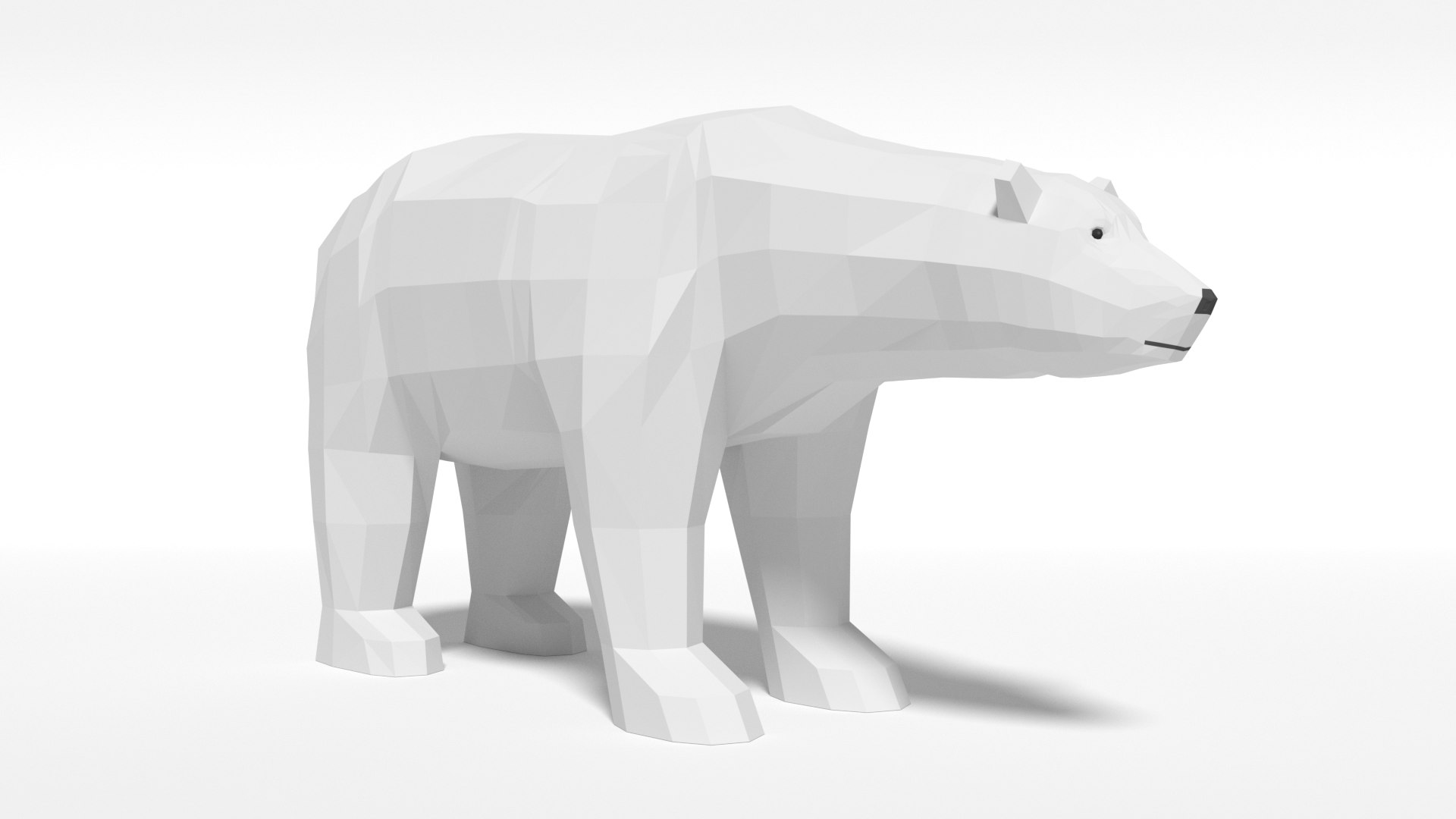 3D Polar Bear Model - TurboSquid 1456341