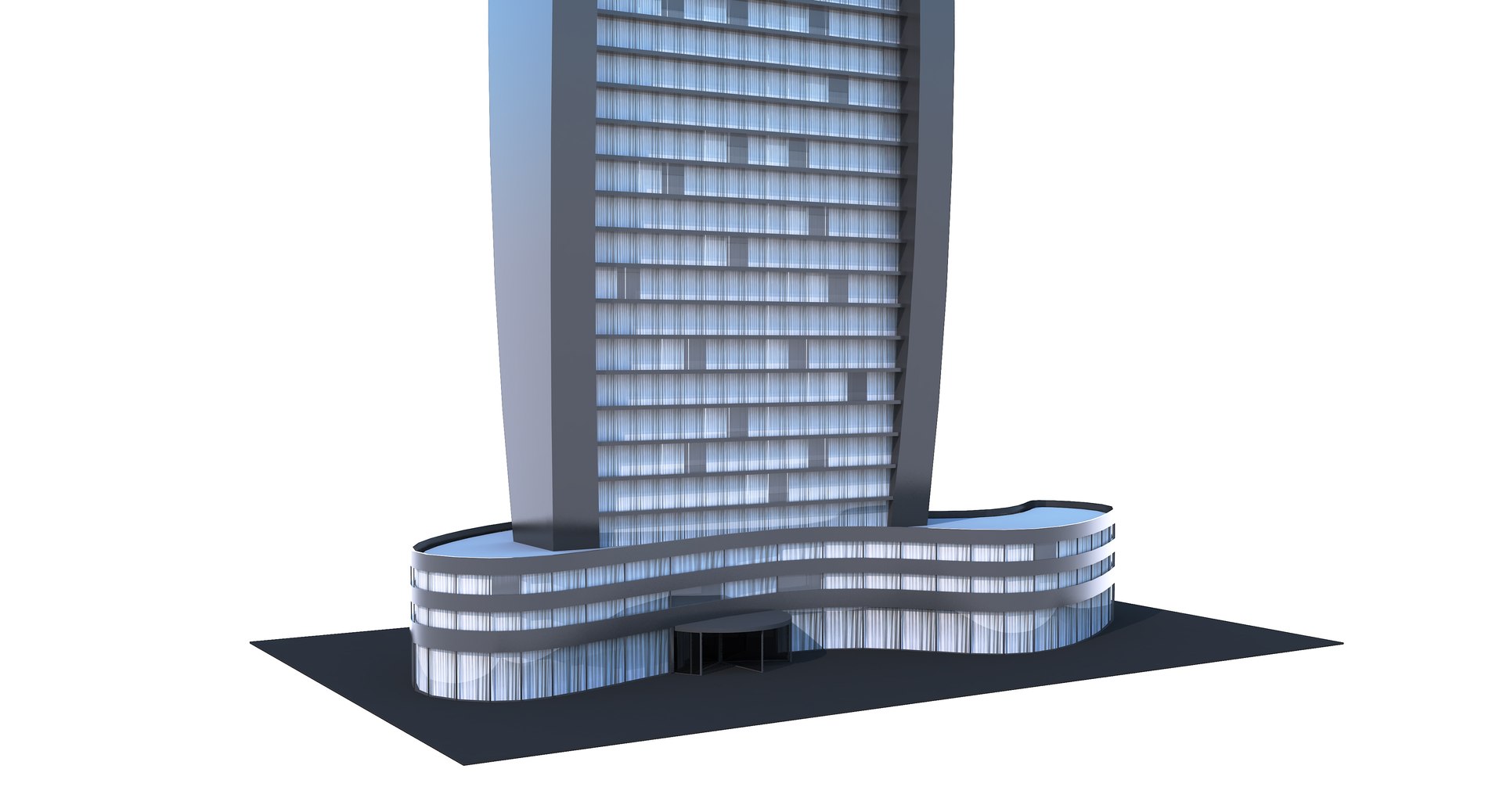 3D building skyscraper architecture model - TurboSquid 1389563