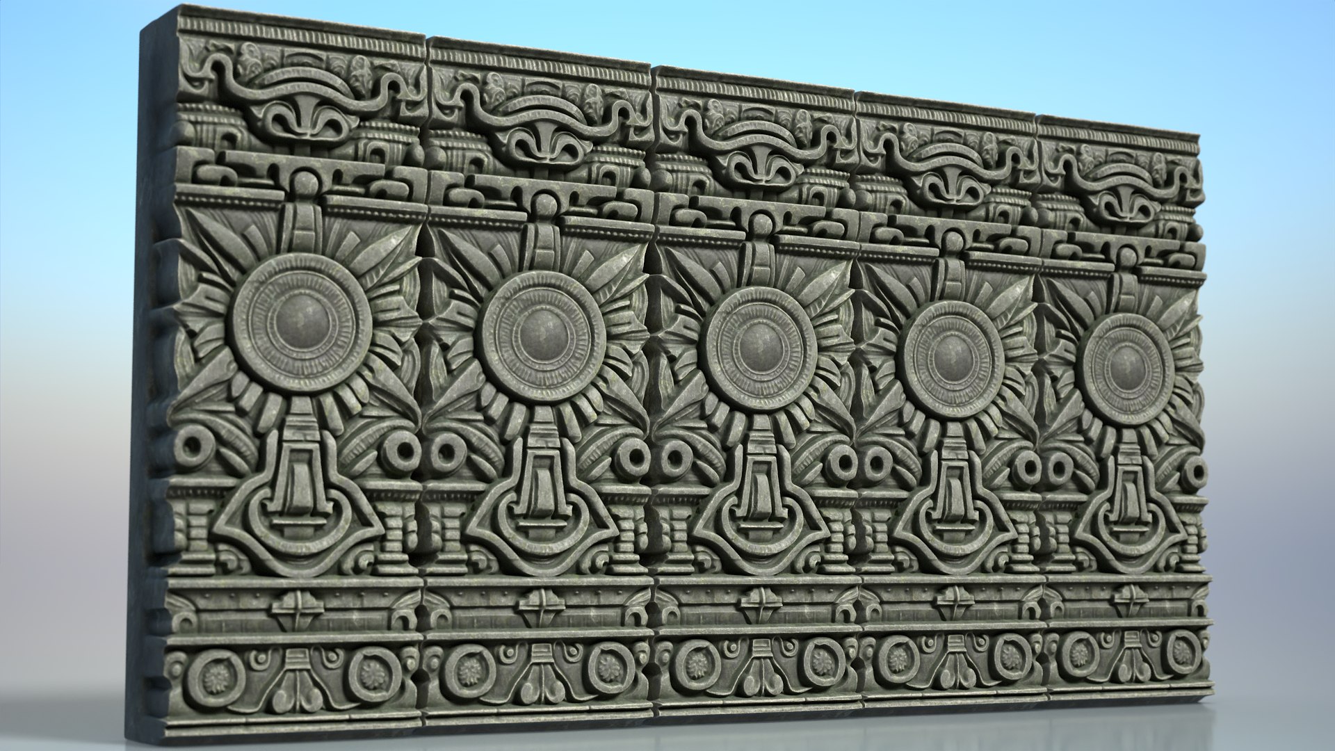 High Poly Mayan Walls - 240418 3D - TurboSquid 2217997