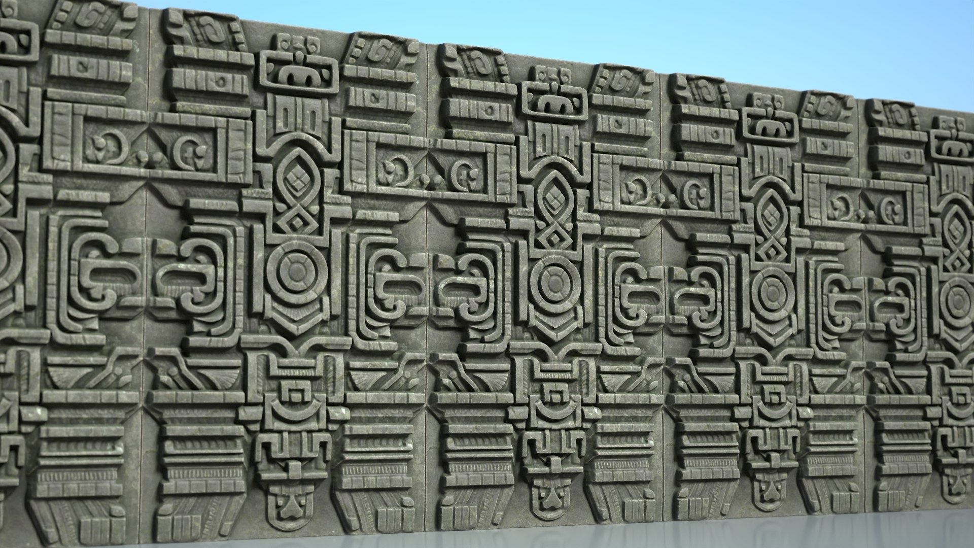 High Poly Mayan Walls - 240418 3D - TurboSquid 2217997