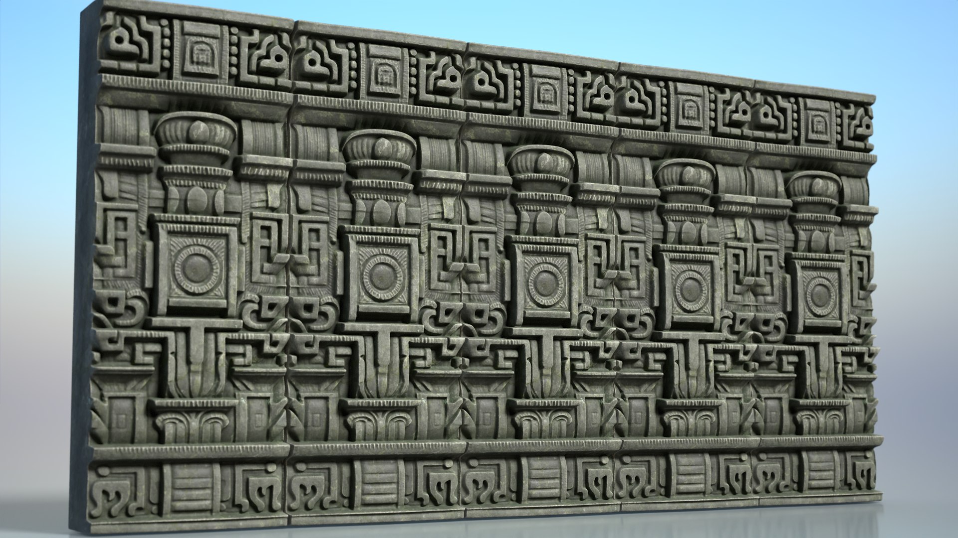 High Poly Mayan Walls - 240418 3D - TurboSquid 2217997