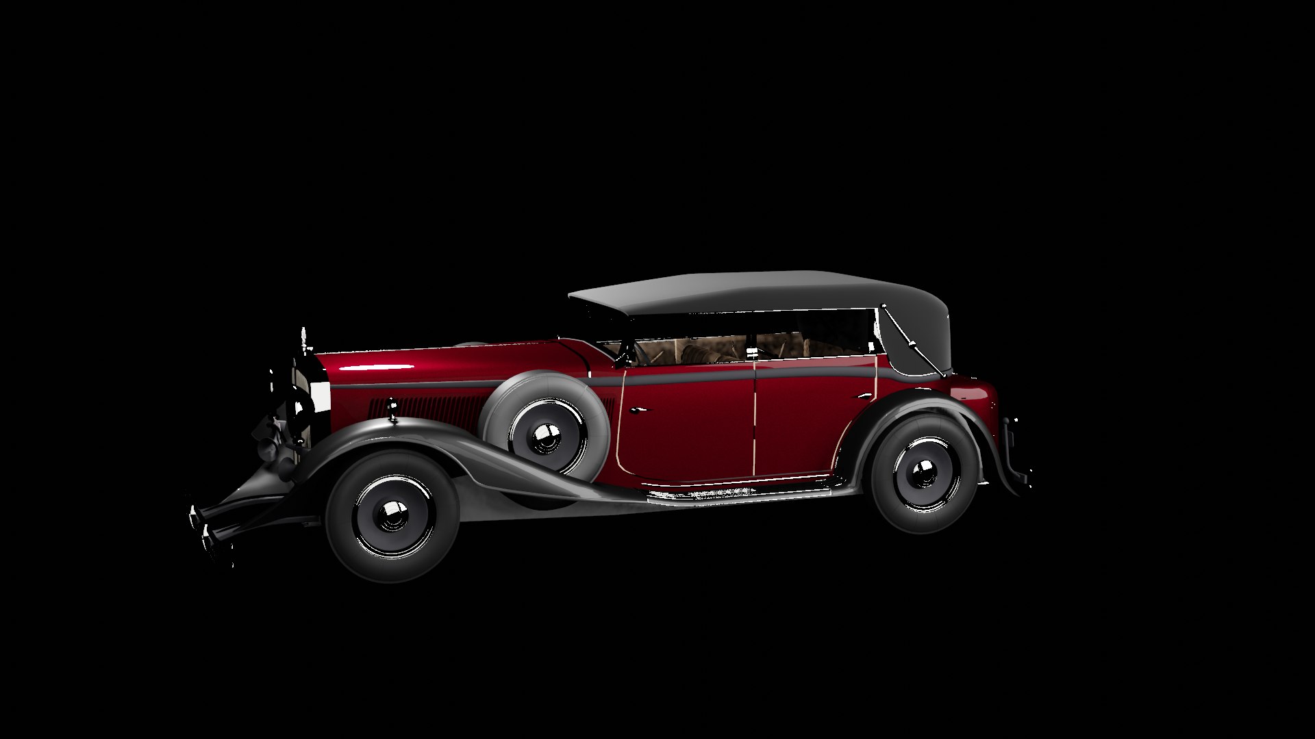 Vintage Car 3D - TurboSquid 1853265