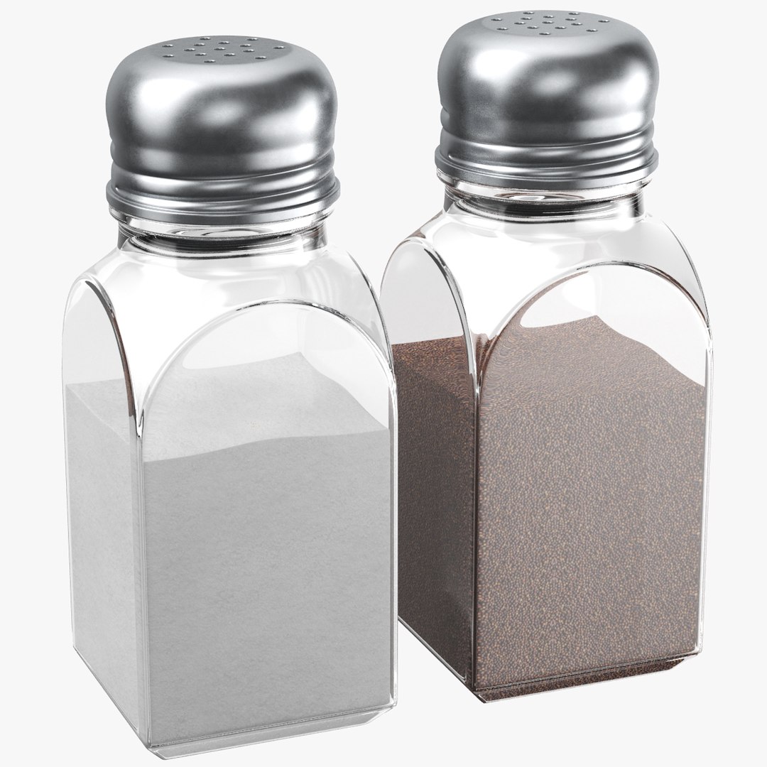 Salt And Pepper Shakers Generic 3D model - TurboSquid 1925892