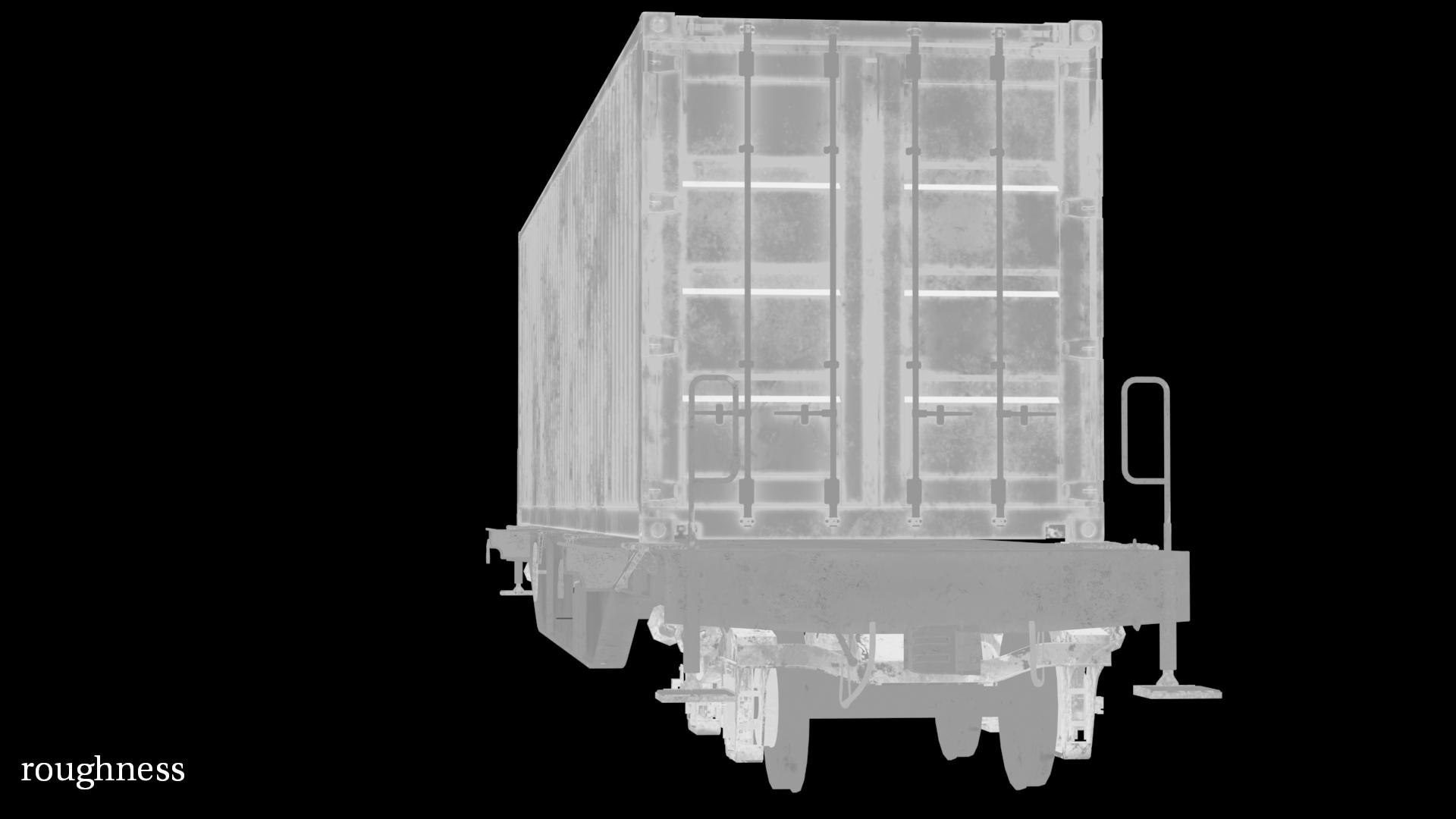 3D Container Wagon - TurboSquid 1637437
