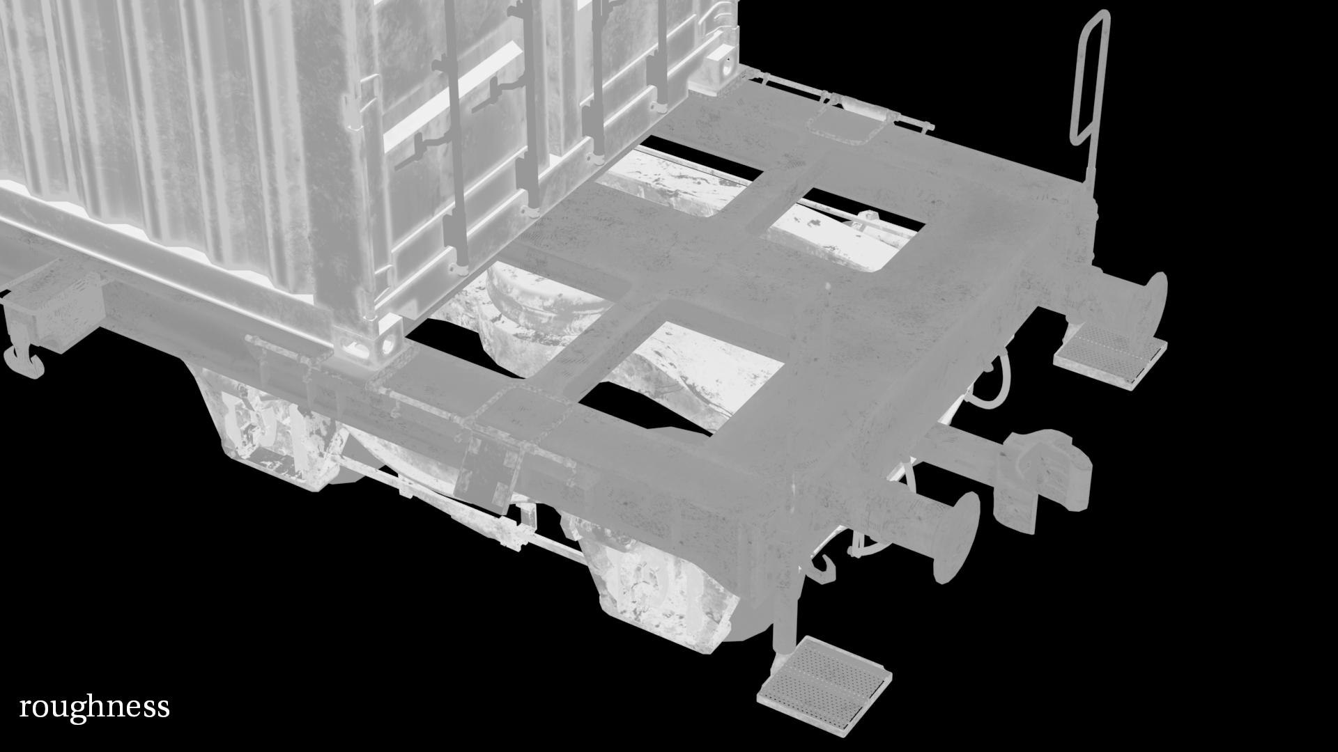 3D Container Wagon - TurboSquid 1637437