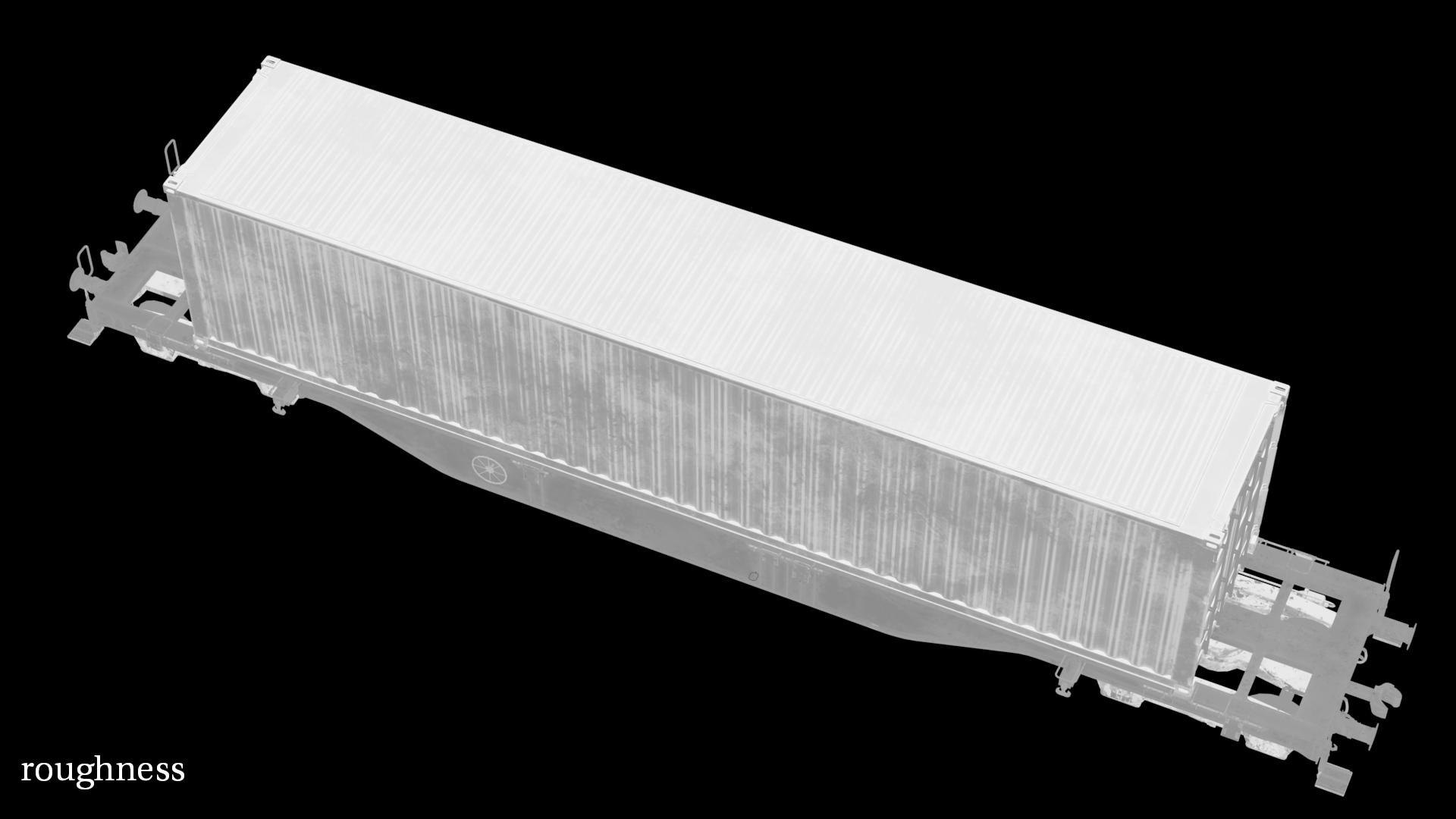 3D Container Wagon - TurboSquid 1637437