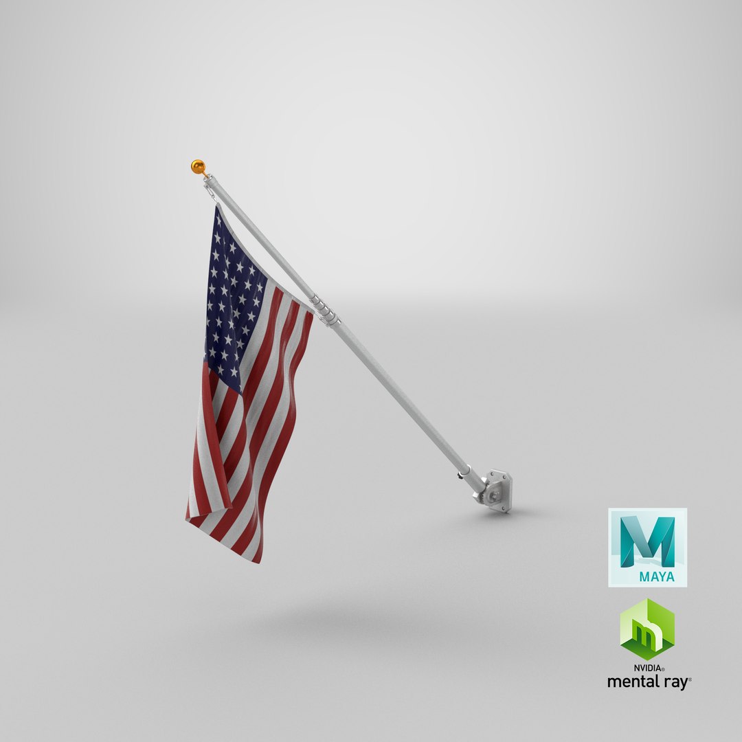 Flagpole 01 3D Model - TurboSquid 1621480