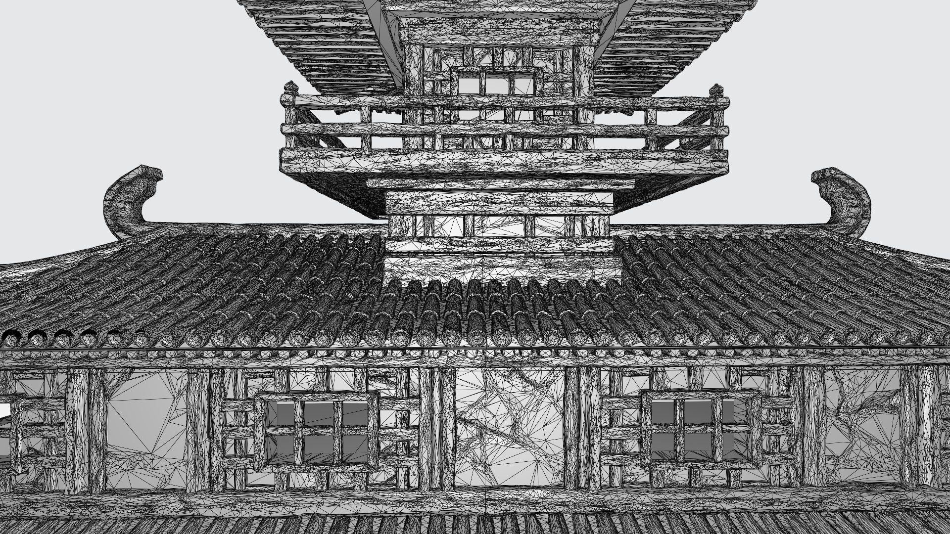 Great Chinese Palace Model - TurboSquid 1948094