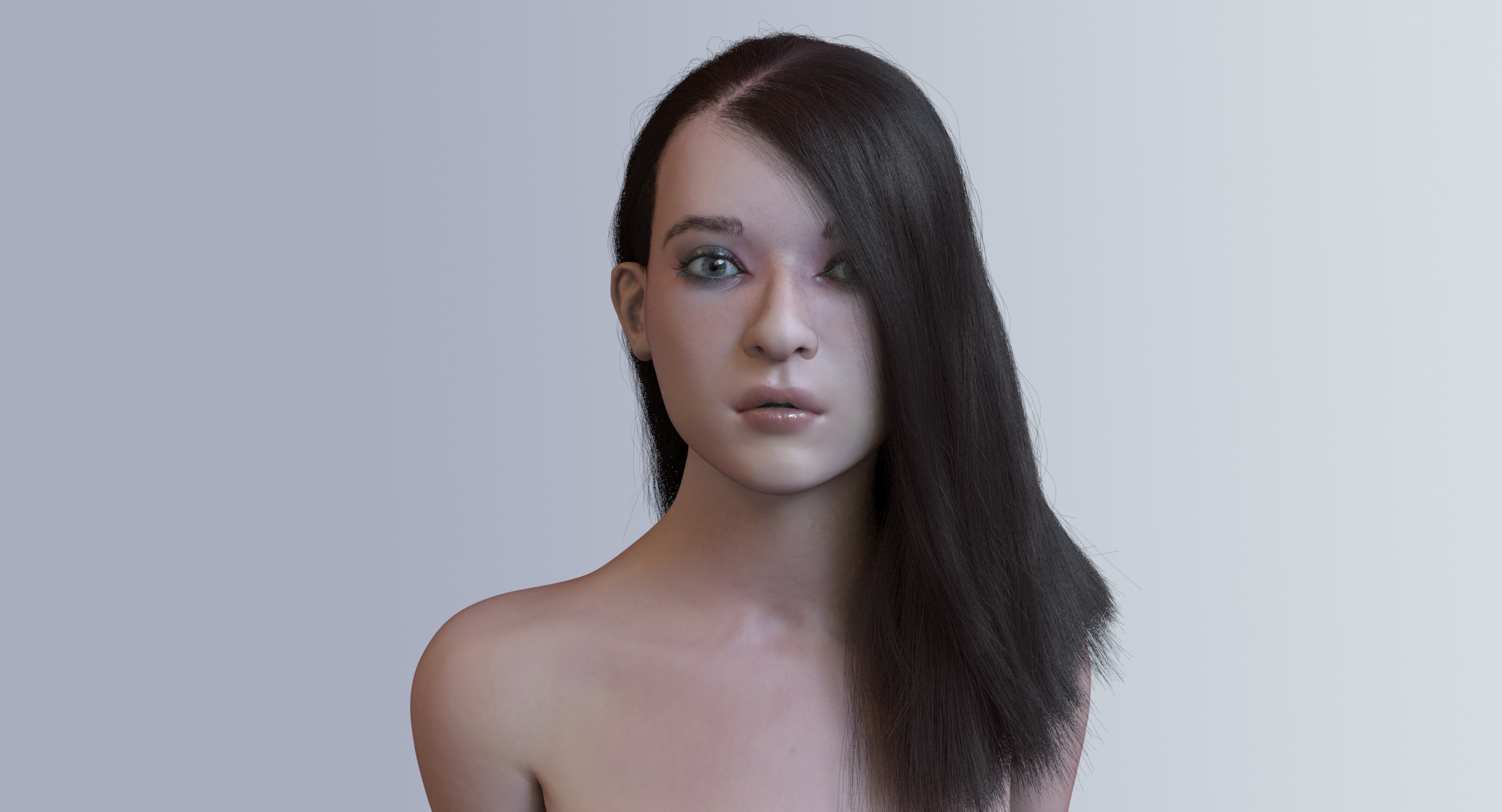 rigged female fbx