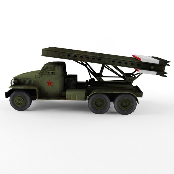3d katyusha artillery