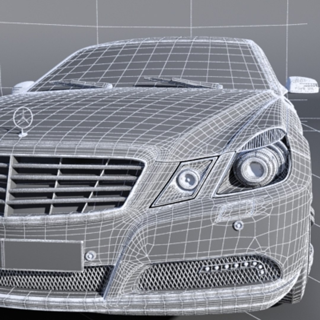 3d Mercedes E-class Model