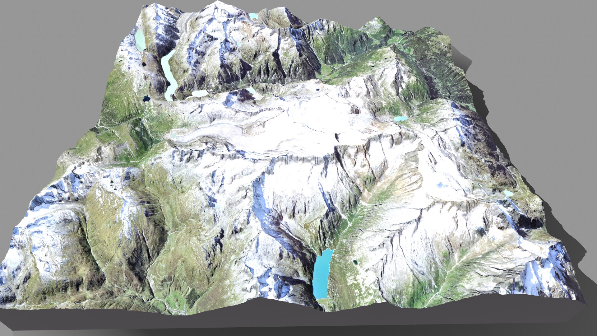3D Mountain Landscape Tieralplistock Alps Switzerland - TurboSquid 1987304
