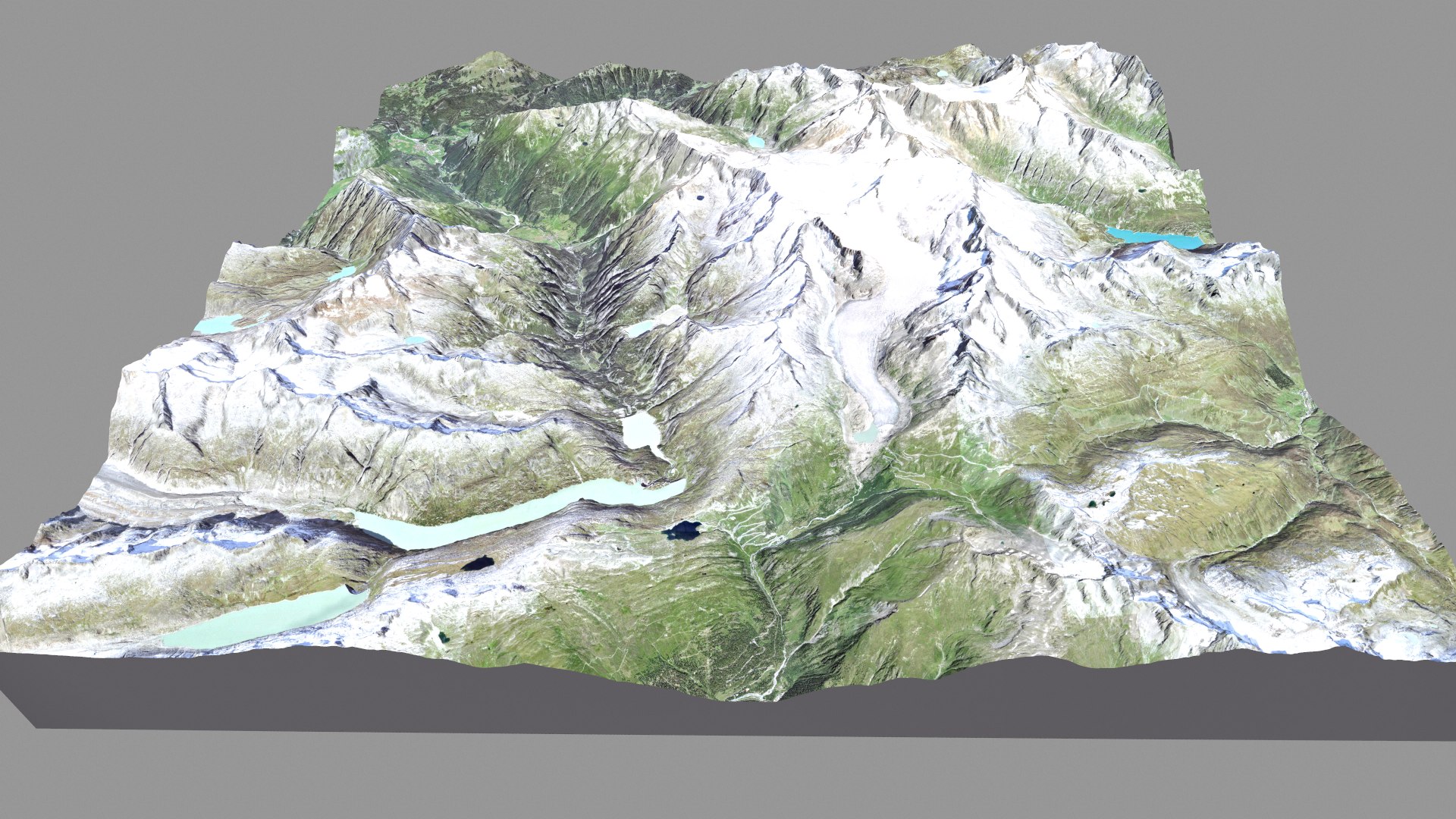 3D Mountain Landscape Tieralplistock Alps Switzerland - TurboSquid 1987304